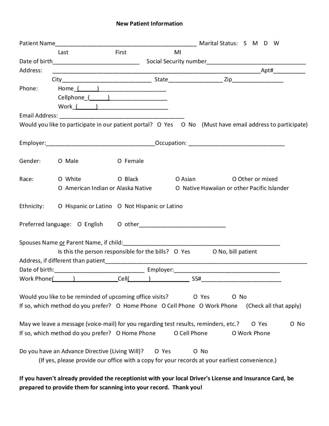 Download Forms - Primary Care Physicians